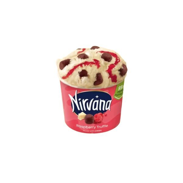 NIRVANA RASPBERRY TRUFFLE 150ML - Rhodes Delivery